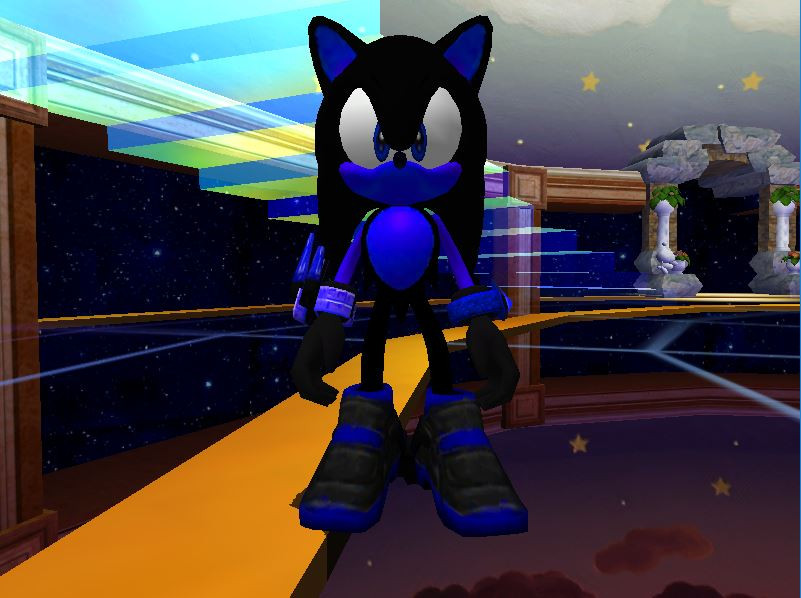 Neon Blue Sonic [Sonic Adventure 2] [Mods]