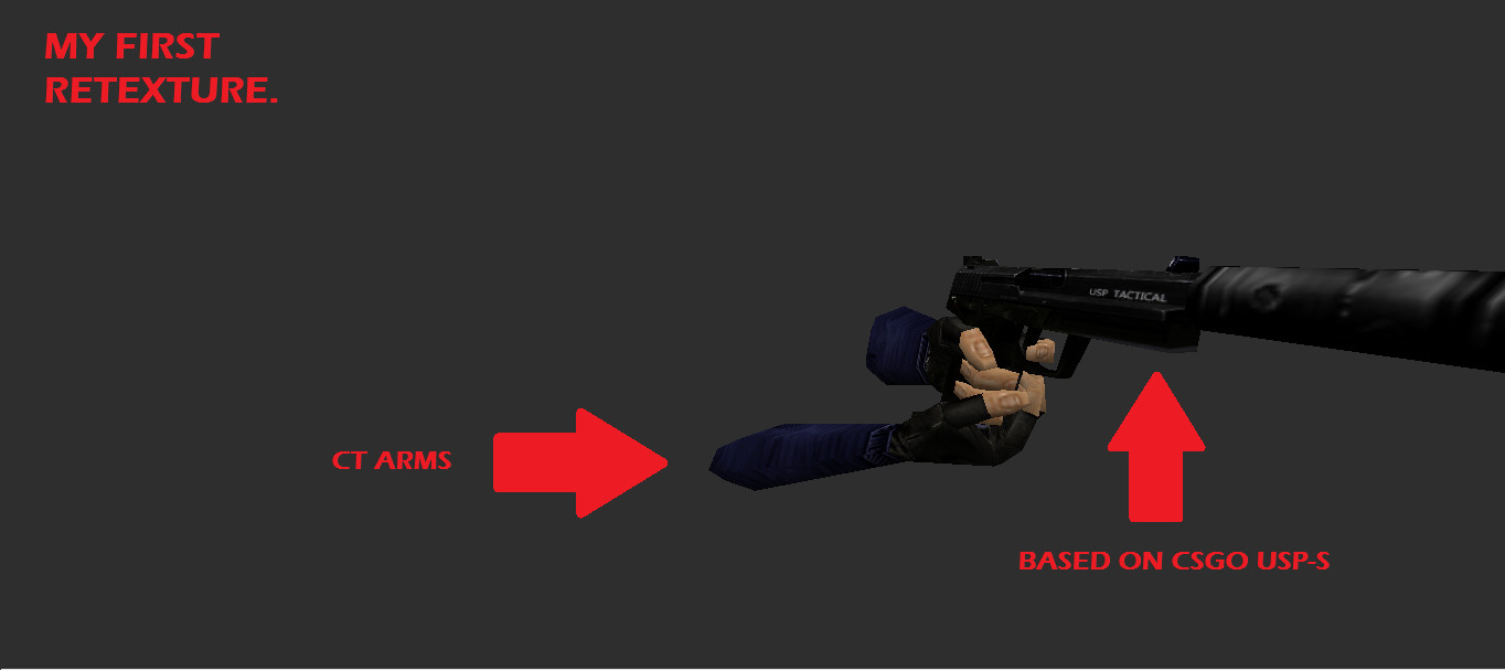 default usp retexture Mod for Counter-Strike 1.6 | CS1.6 Mods