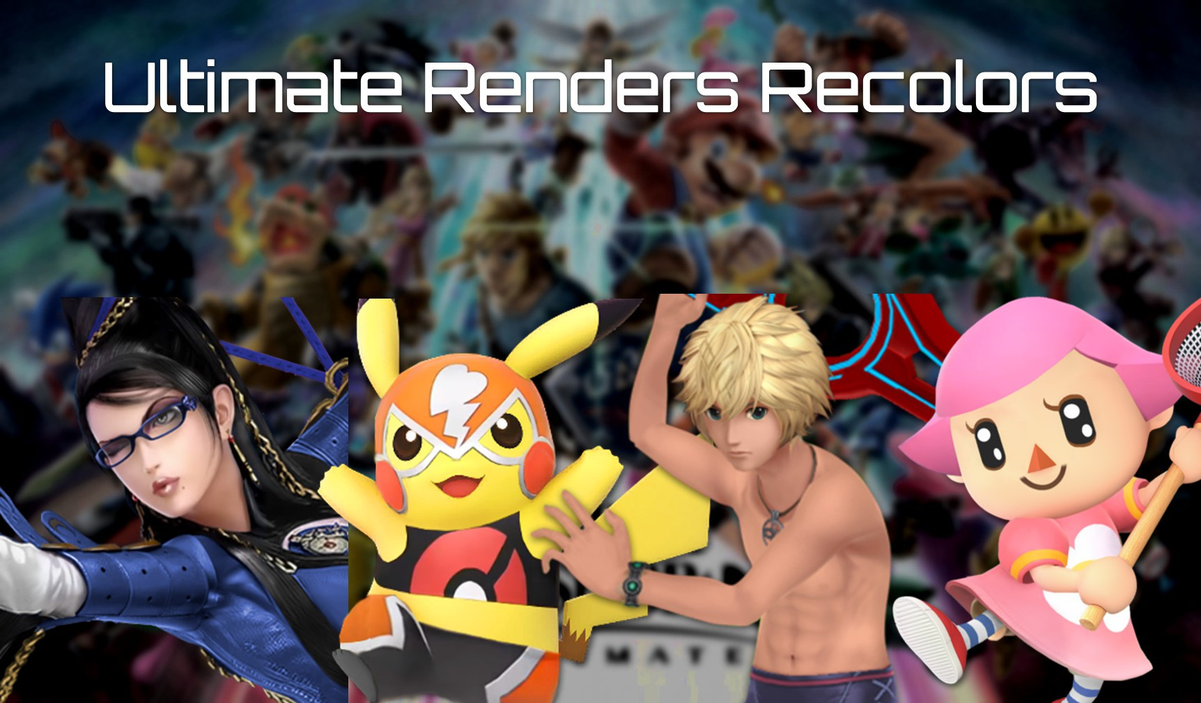 Smash Ultimate Renders Recolors V1.1 Mod for Super Smash Bros. (Wii U ...