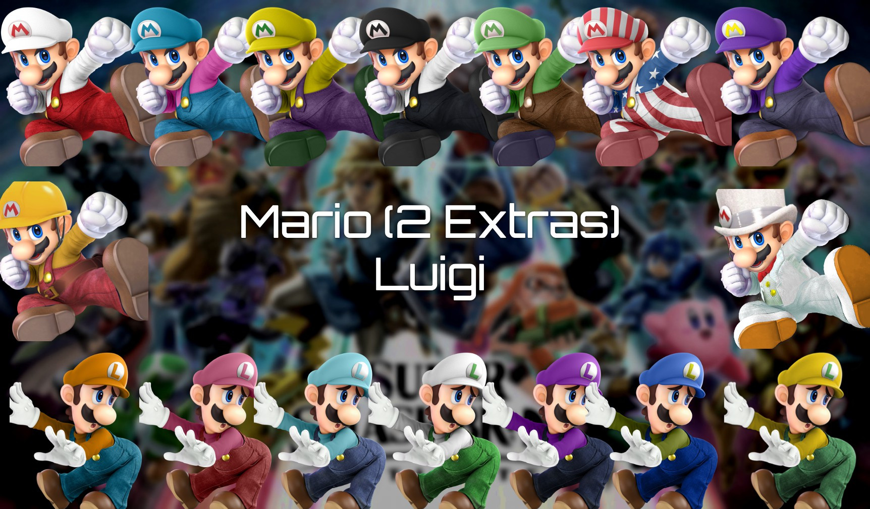 Smash Ultimate Renders Recolors V1.1 Mod for Super Smash Bros. (Wii U ...