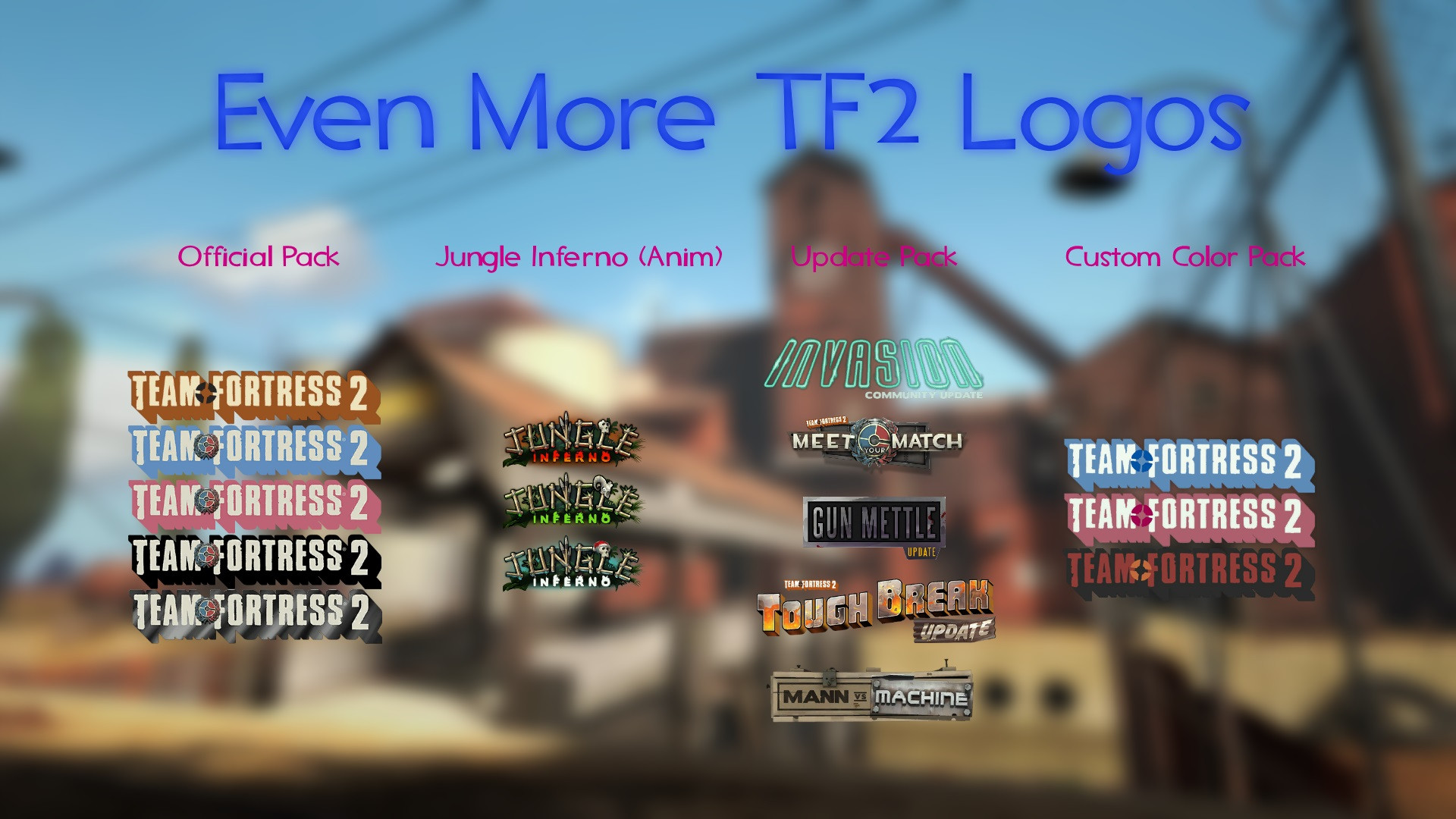 Even More TF2 Logos Mod for Team Fortress 2 | TF2 Mods