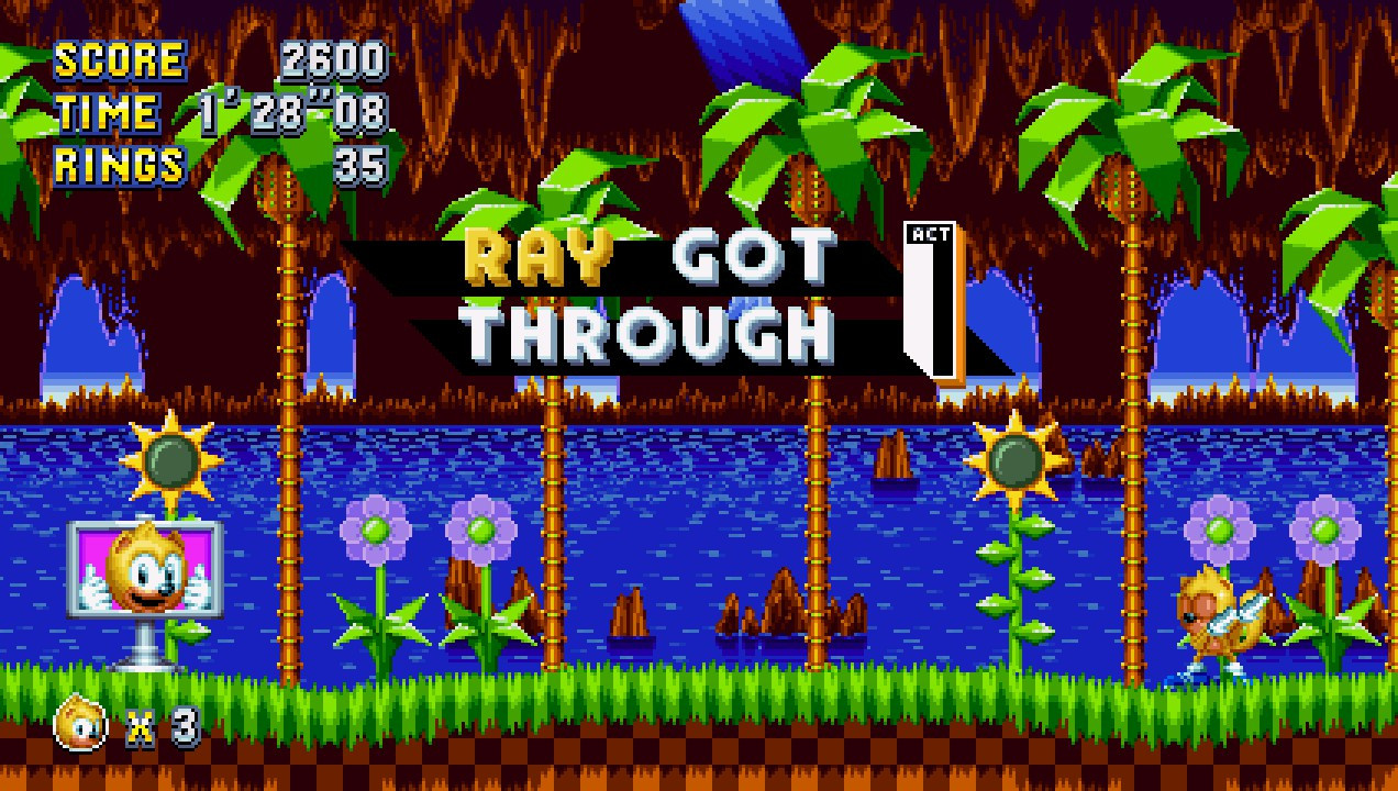 Ray Dab [Sonic Mania] [Mods]