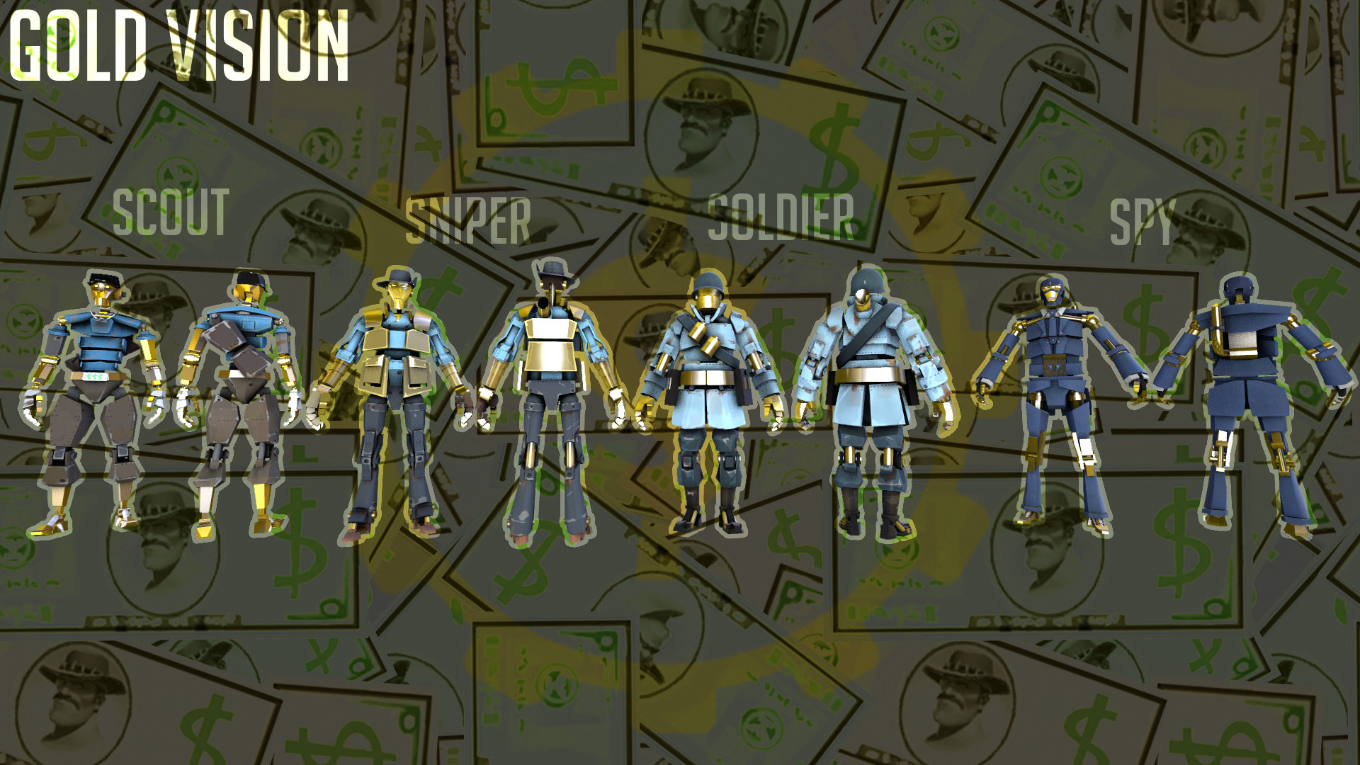 Gold Vision Mod for Team Fortress 2 | TF2 Mods