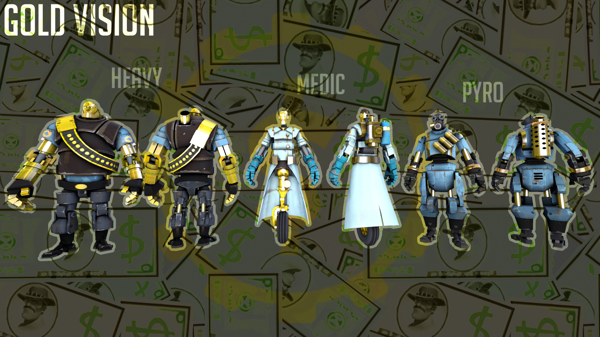 Gold Vision Mod for Team Fortress 2 | TF2 Mods