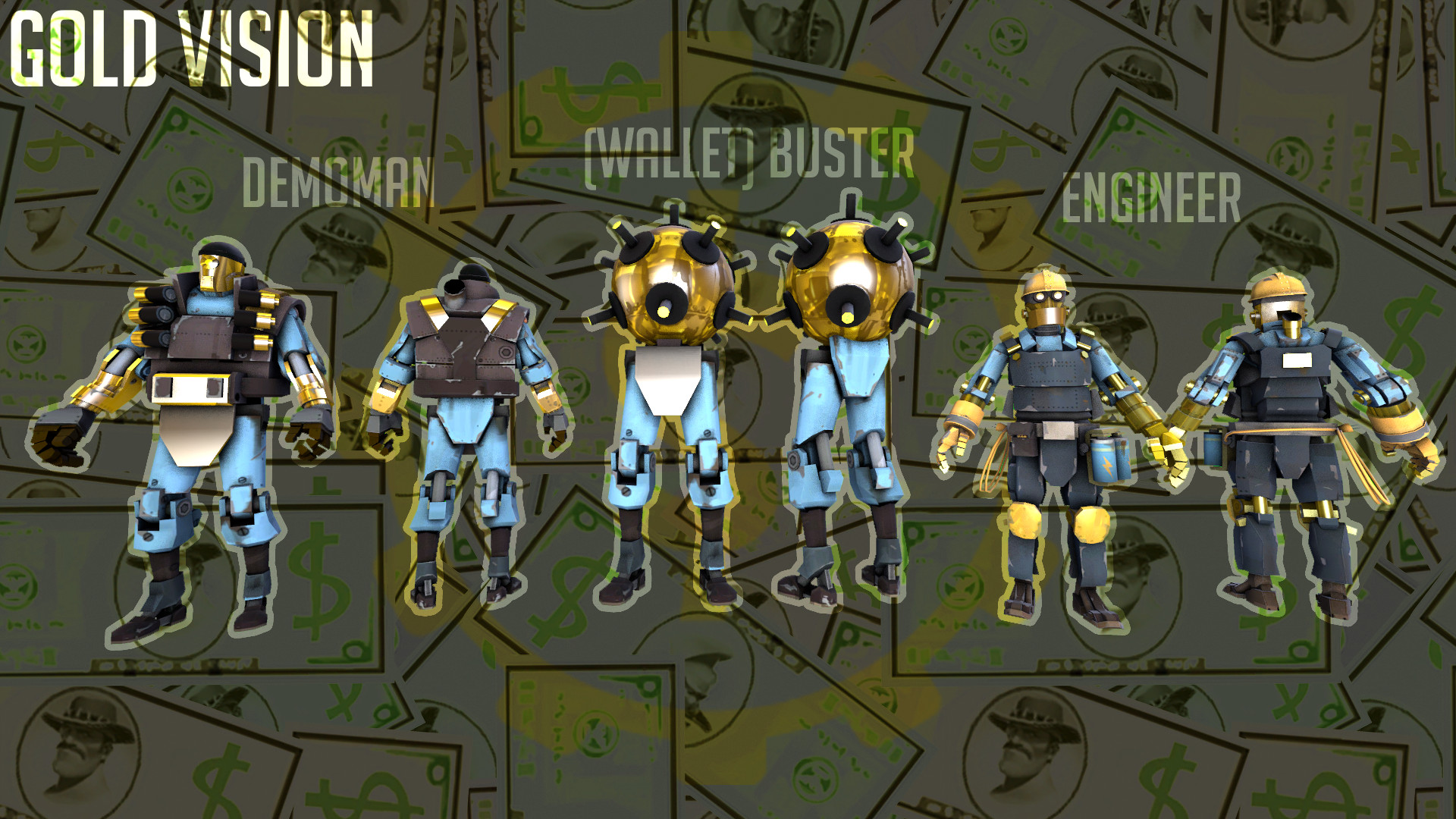 Gold Vision Mod for Team Fortress 2 | TF2 Mods