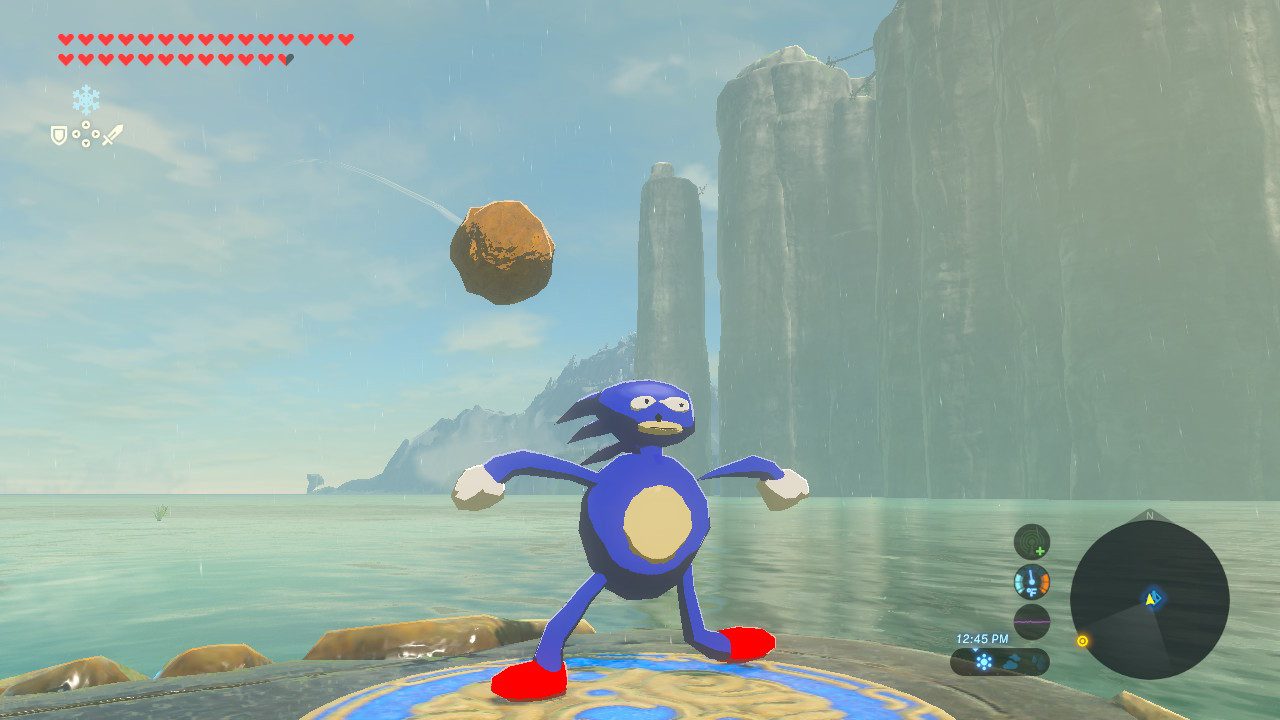 Sanic the Hegeheg in Breath of the Wild (Switch) Mod for The Legend of ...