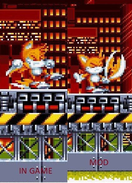 Tails Unused CPZ Sprite Mod for Sonic Mania | SM Mods