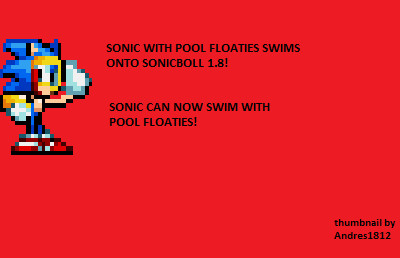 Sonic with floaties [Sonic Boll] [Mods]