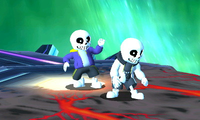 Sans Over Ness Mod for Super Smash Bros. (3DS) | SSB3DS Mods