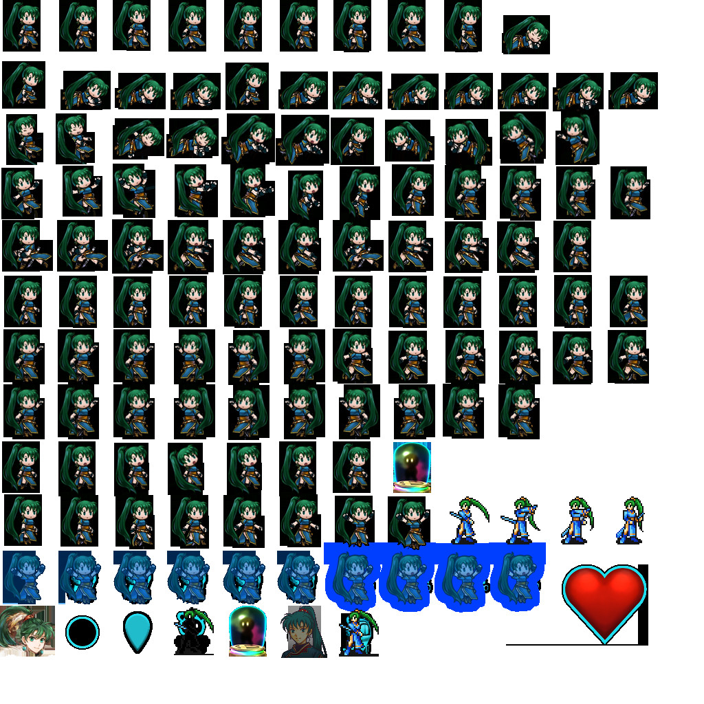 Lyn (Fire Emblem) [Spelunky] [Mods]