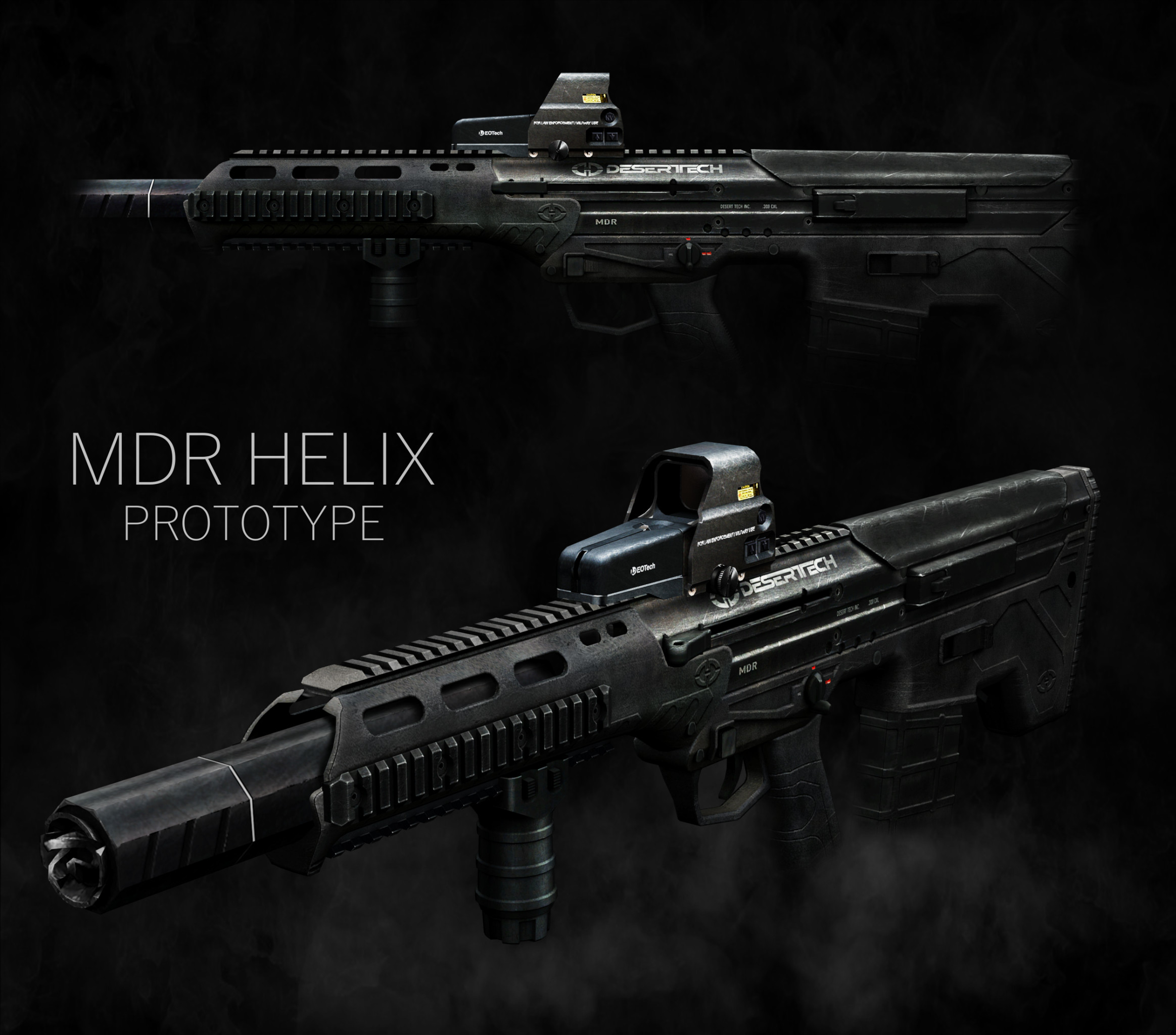 DesertTech MDR Helix Prototype Mod for Counter-Strike 1.6 | CS1.6 Mods