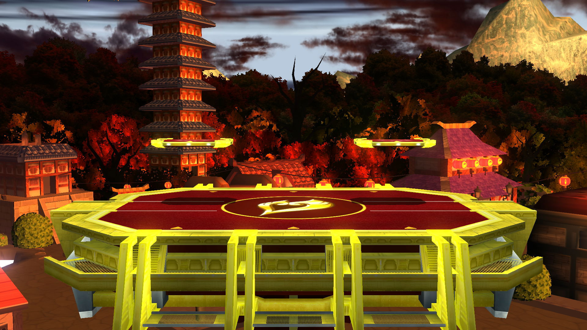 Johto Bell Tower Stadium [Super Smash Bros. (Wii U)] [Mods]