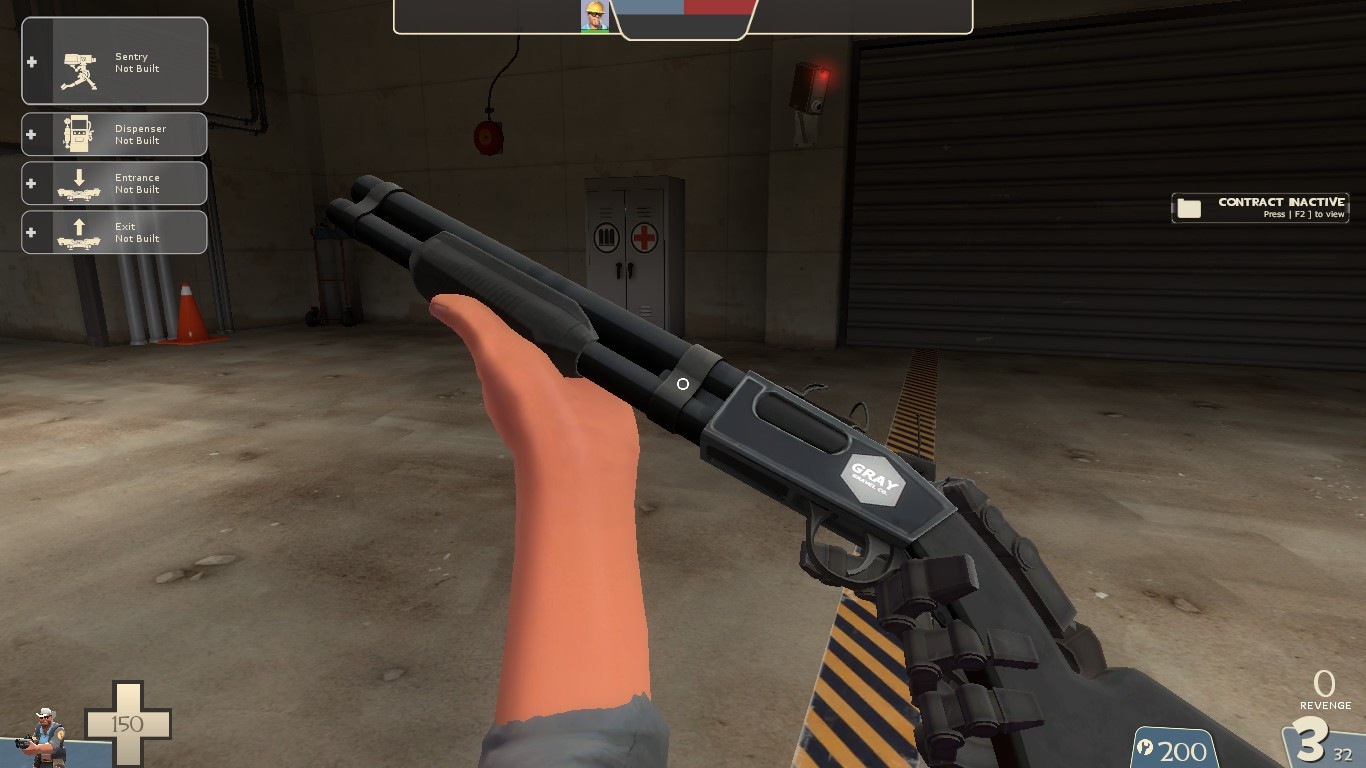 Gray Weapons Pack for Engineer Mod for Team Fortress 2 | TF2 Mods