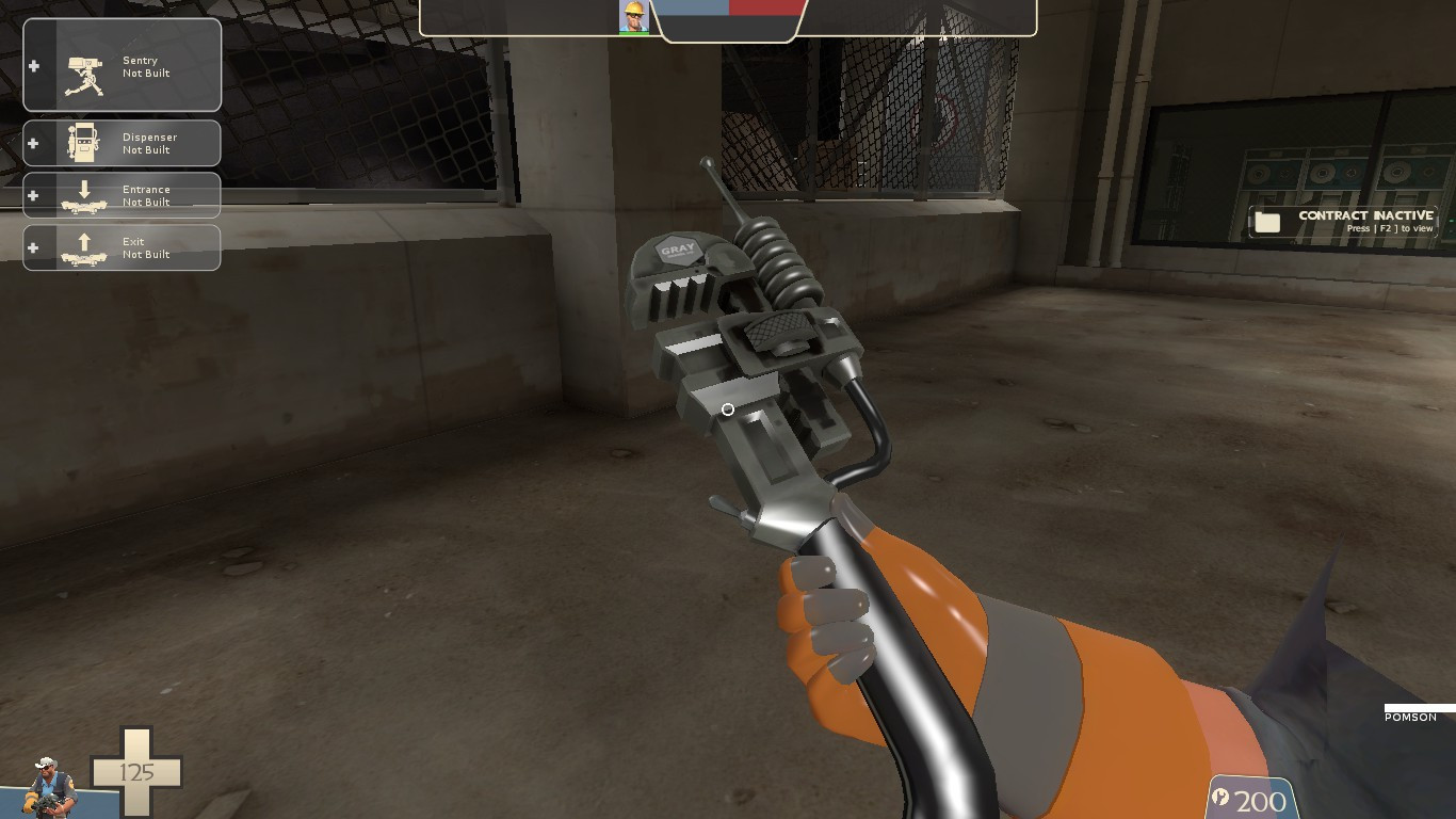 Gray Weapons Pack for Engineer Mod for Team Fortress 2 | TF2 Mods