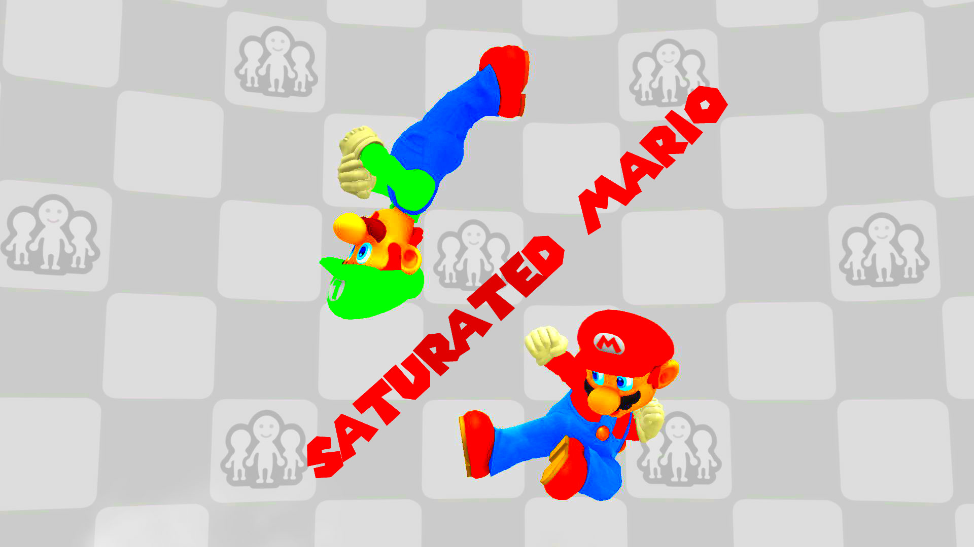 Saturated Mario [Super Smash Bros. (Wii U)] [Mods]