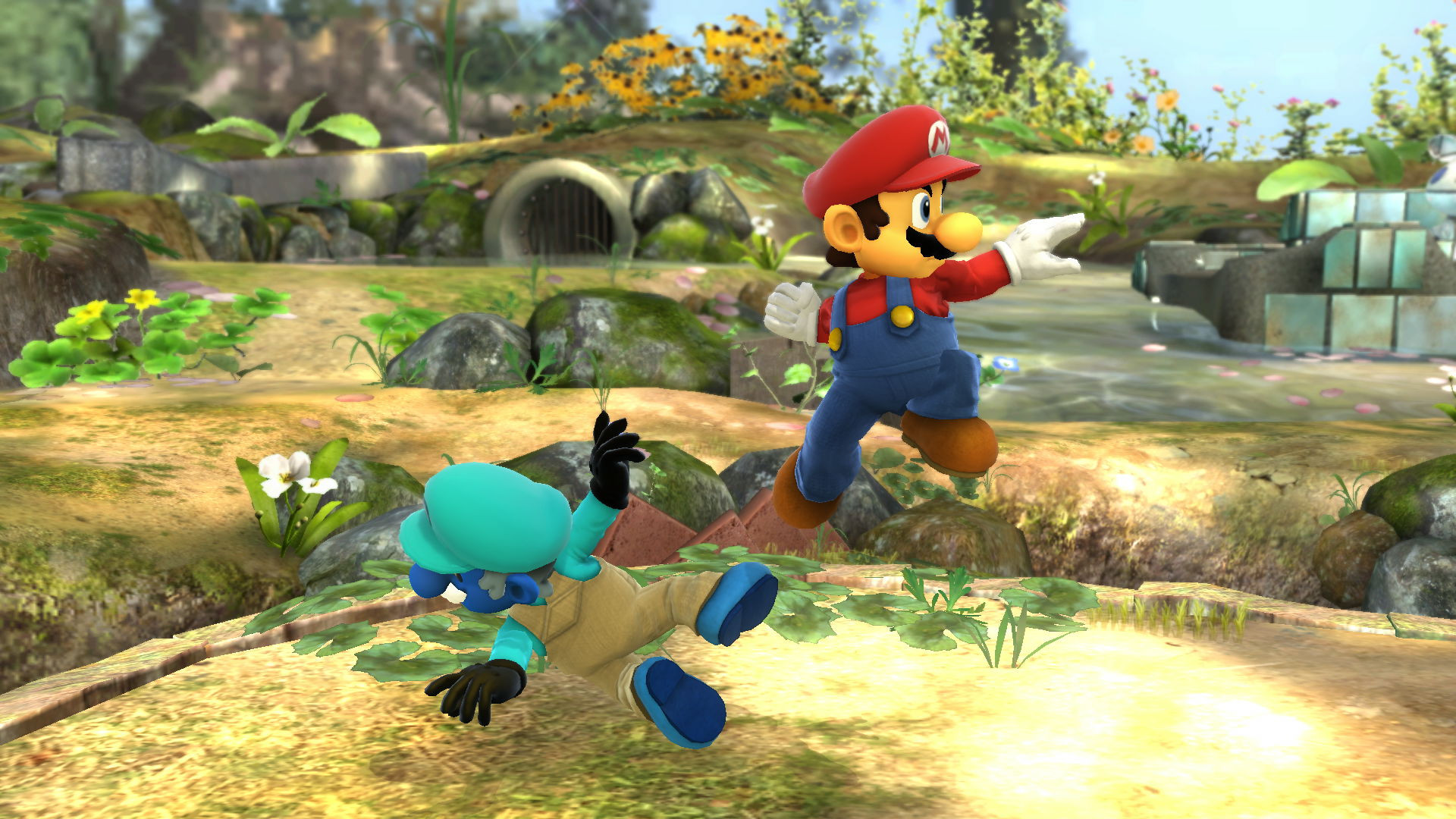 Inverted Mario (+N64 Mario) [Super Smash Bros. (Wii U)] [Mods]