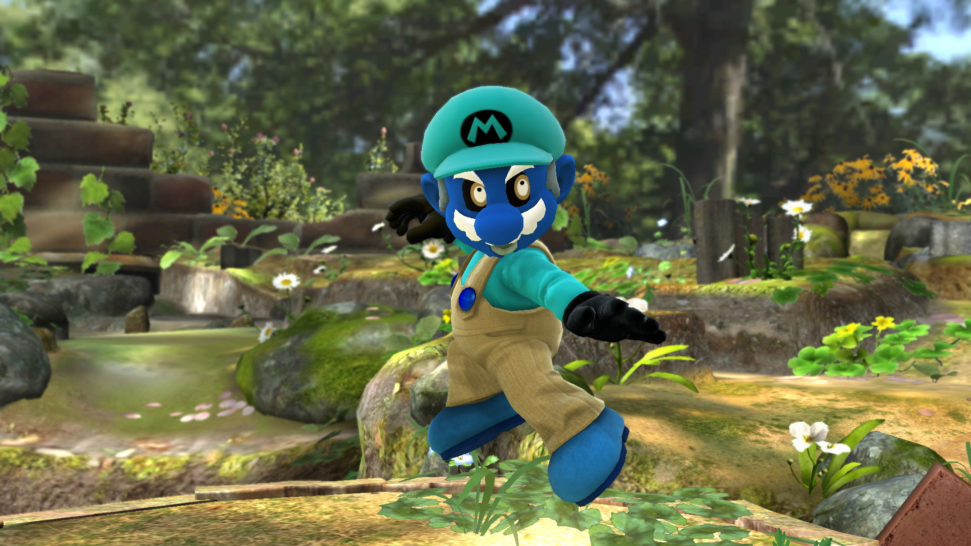 Inverted Mario (+N64 Mario) [Super Smash Bros. (Wii U)] [Mods]