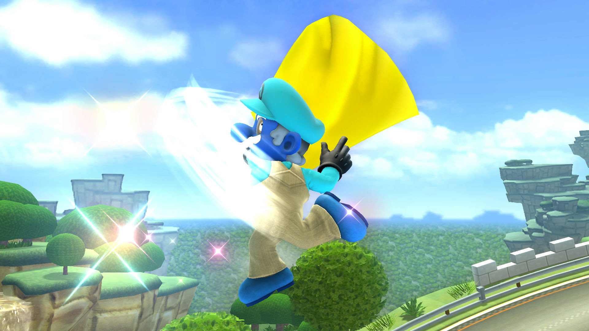 Inverted Mario (+N64 Mario) [Super Smash Bros. (Wii U)] [Mods]