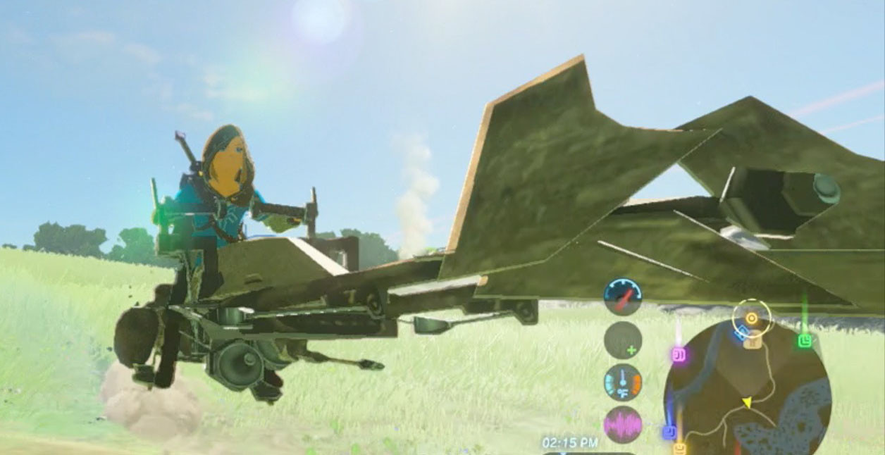 Star Wars Speeder Bike Mod for The Legend of Zelda: Breath of the Wild ...