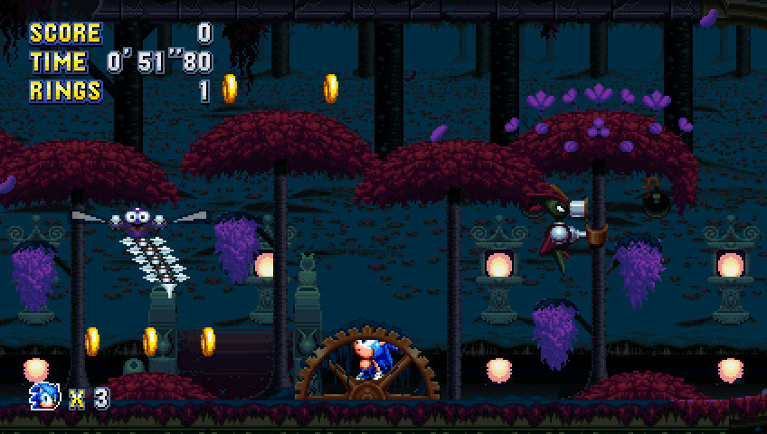 Press Garden Act 2 (Night) Mod for Sonic Mania | SM Mods
