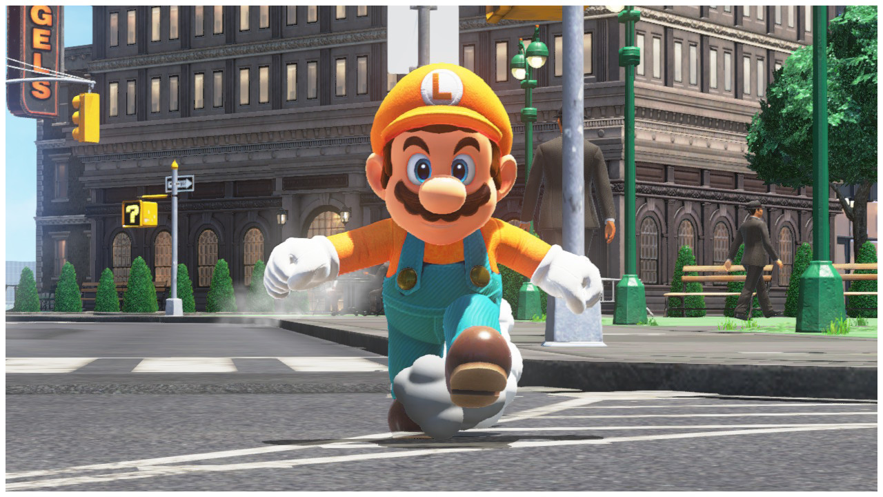 Luigi Orange Smash Alt Mod for Super Mario Odyssey | SMO Mods