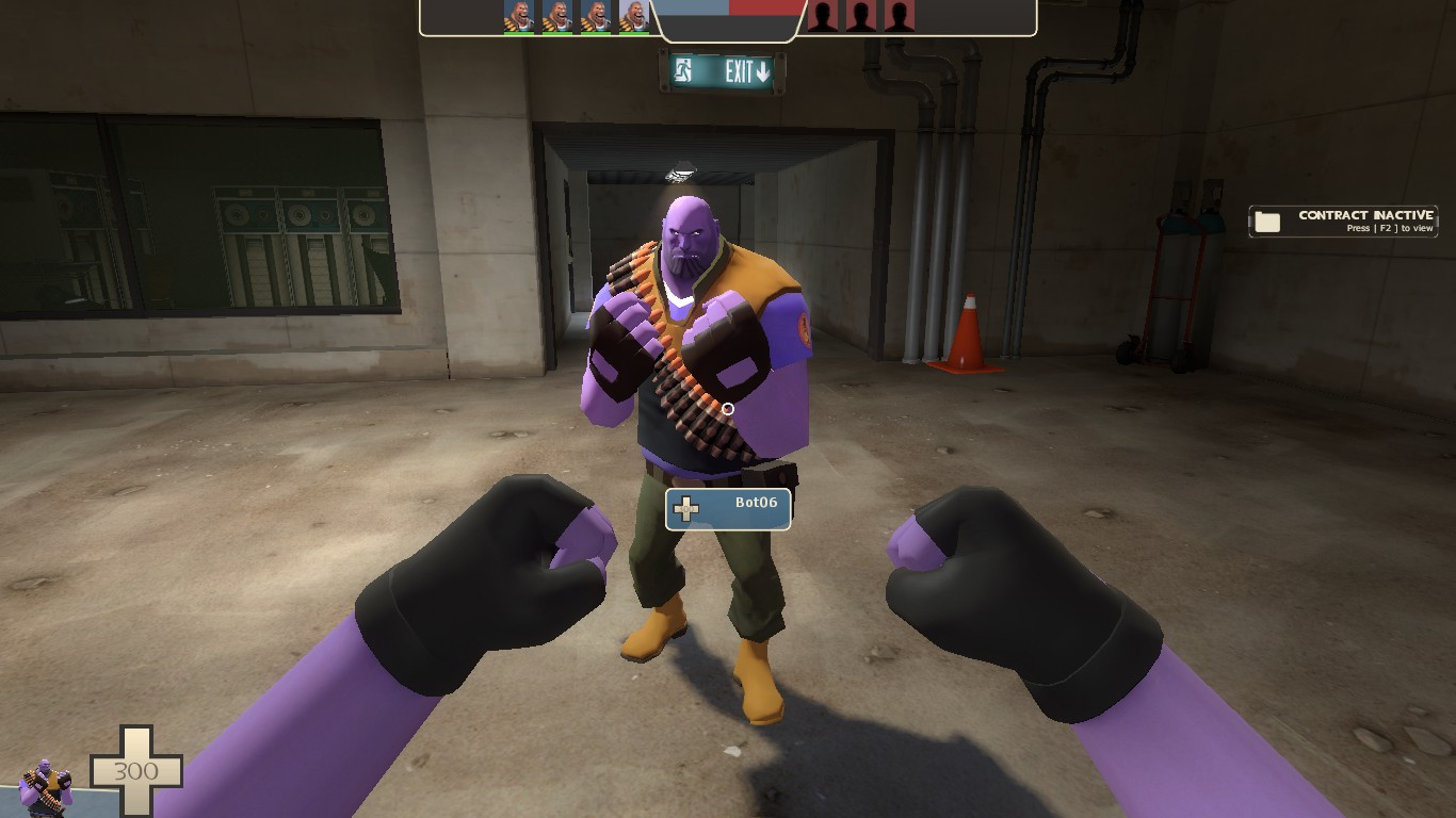 Heavy but looks like the purple boi from IW [Team Fortress 2] [Mods]