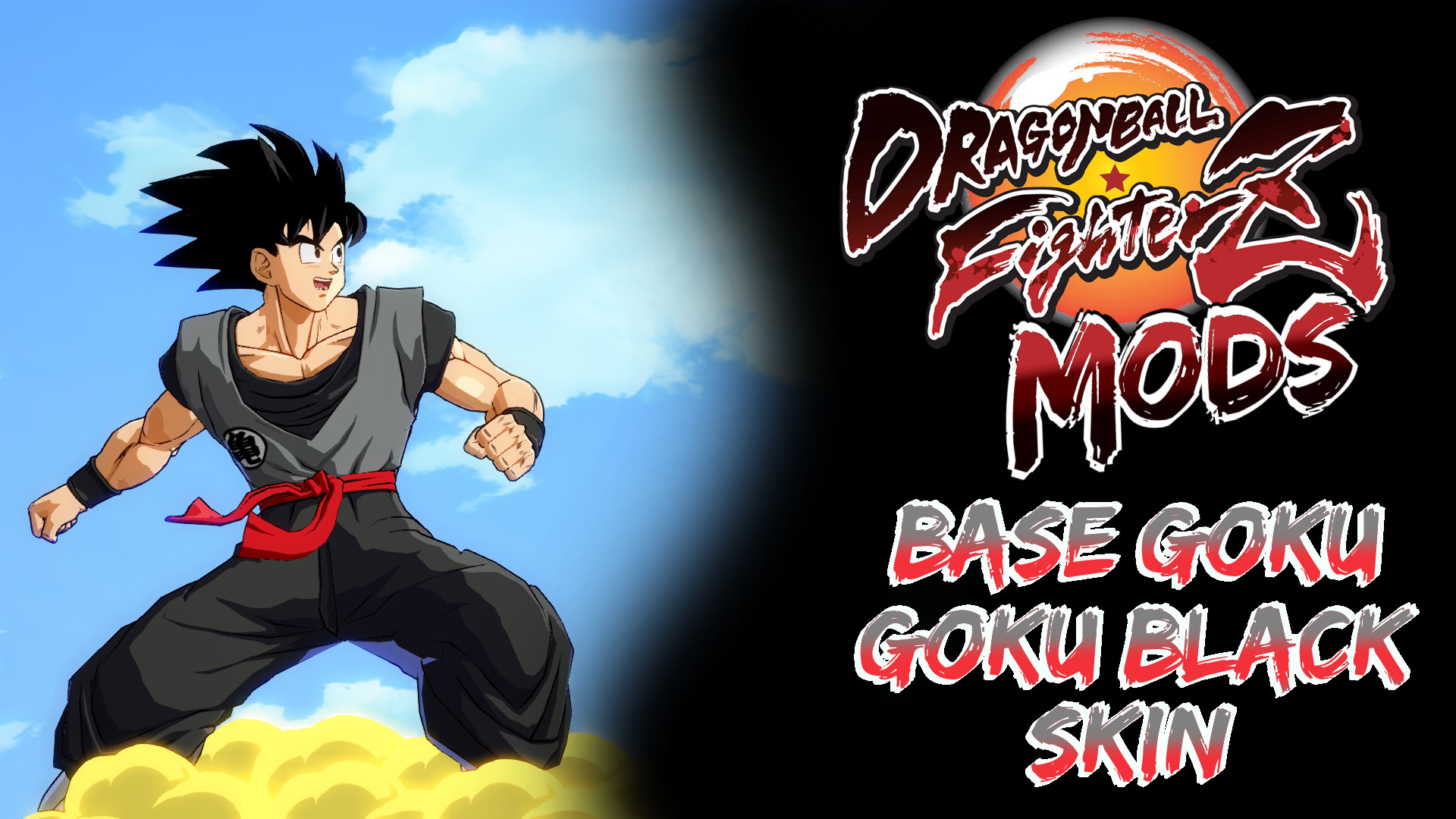 Base Goku Black Skin Mod for Dragon Ball FighterZ | DB:FZ Mods