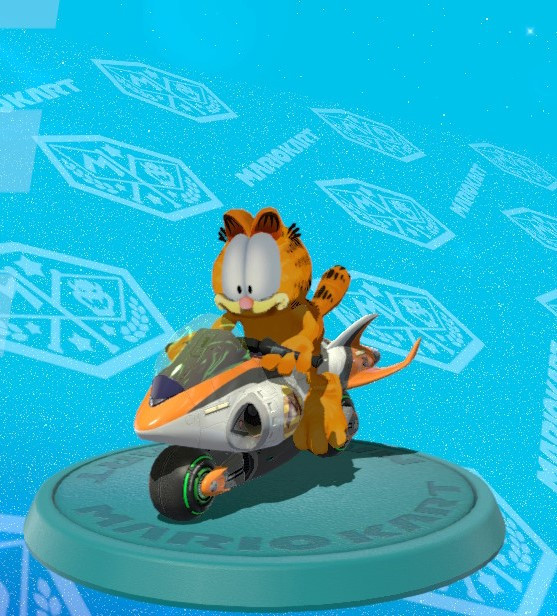 Garfield in MK8D! Mod for Mario Kart 8 Deluxe | MK8D Mods