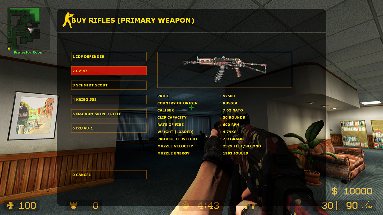 red infantry assault rifle Mod for Counter-Strike: Source | CS:S Mods