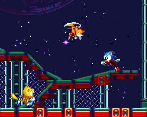 Sonic and Tails Boss over Heavy Rider [Sonic Mania] [Mods]