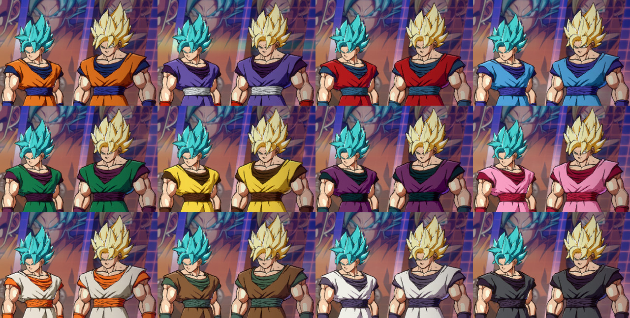 No Symbol Gi for SS/SSGSS Goku Mod for Dragon Ball FighterZ | DB:FZ Mods