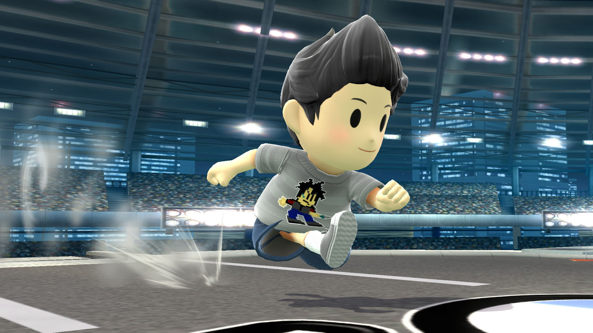 8-Bit Shaif Shirt for Lucas [Super Smash Bros. (Wii U)] [Mods]