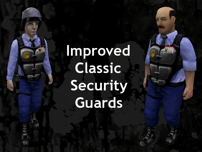 Improved Classic Security Guards Mod for Half-Life | HL Mods