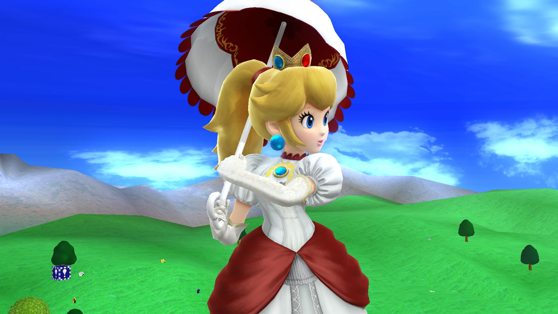 Fire Peach Mod for Super Smash Bros. (Wii U) | SSB4U Mods