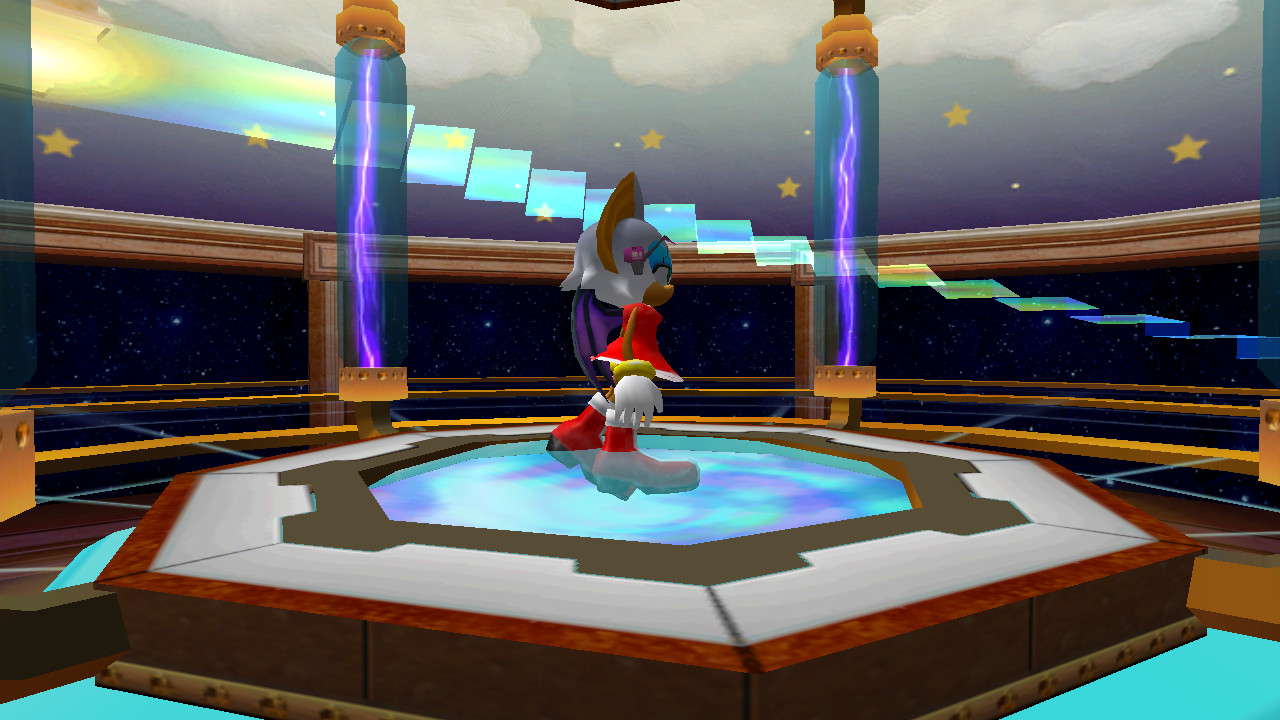 Rouge in Amy's Outfit Mod for Sonic Adventure 2 | SA2 Mods