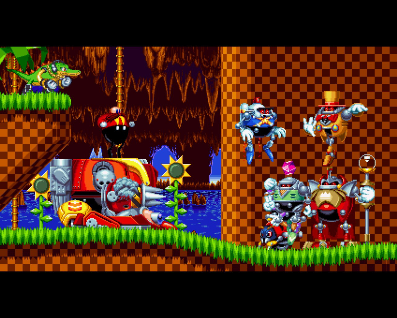 Vector The Crocodile In Sonic Mania Mod for Sonic Mania | SM Mods