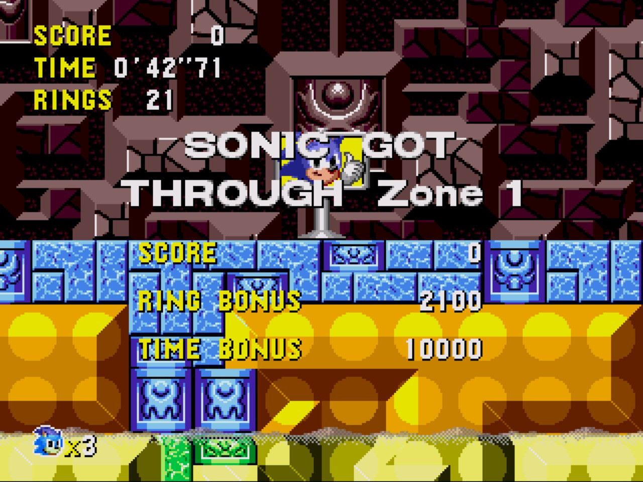 Beta Signpost Mod for Sonic CD (2011) | SCD Mods