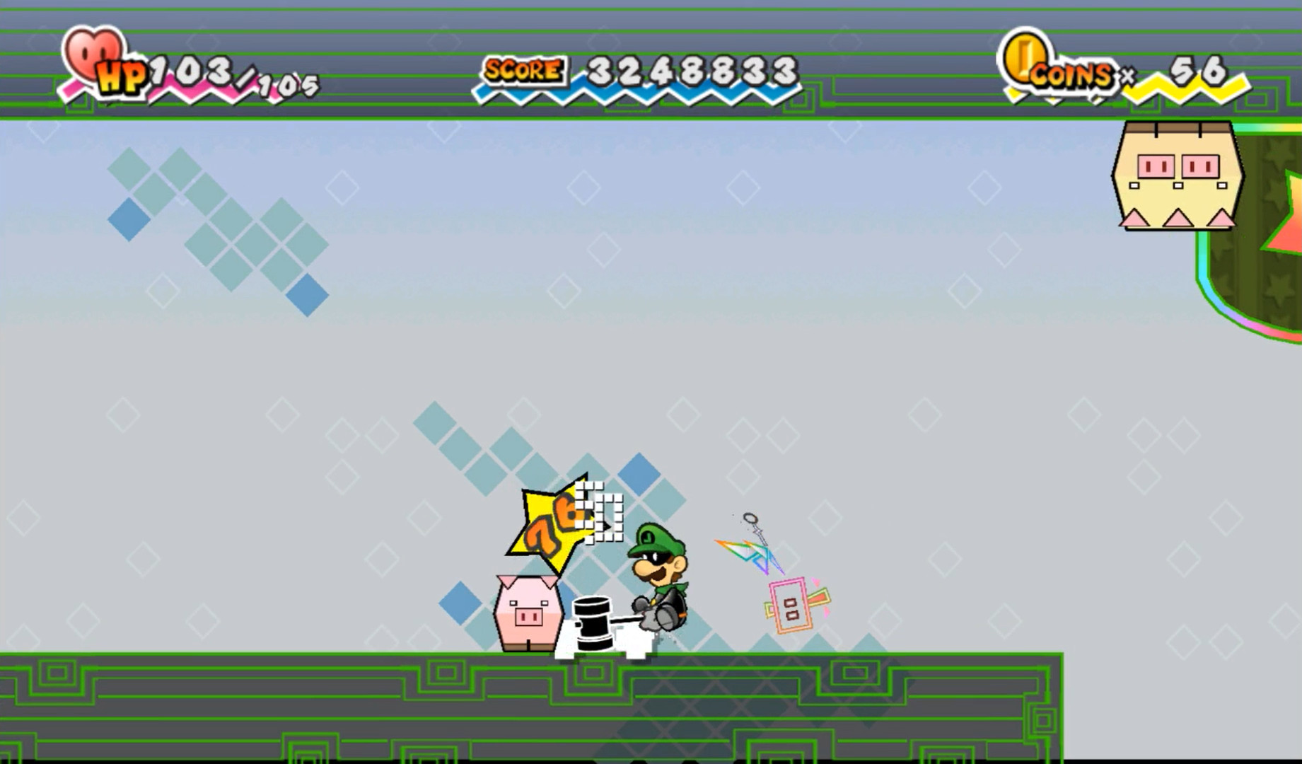 Playable Mr. L + Luigi Boss Mod for Super Paper Mario | SPM Mods