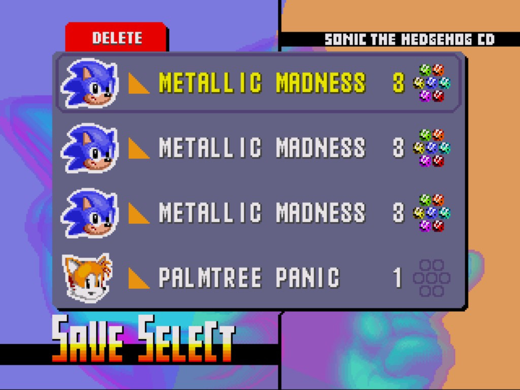 Improved Menus Mod for Sonic CD (2011) | SCD Mods