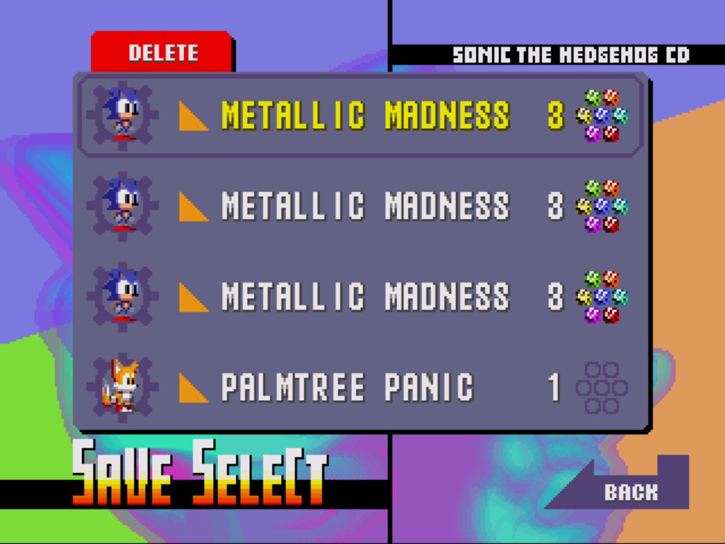 Improved Menus Mod for Sonic CD (2011) | SCD Mods
