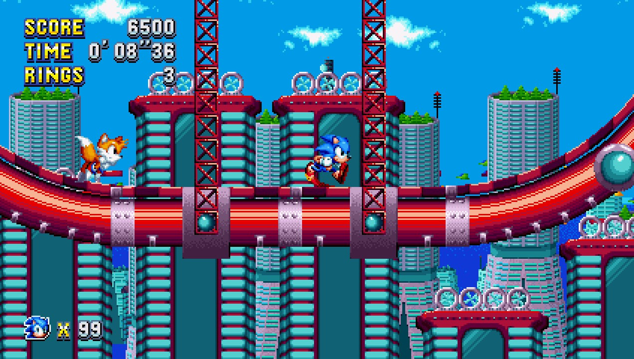 Cyan City Encore Mod for Sonic Mania | SM Mods