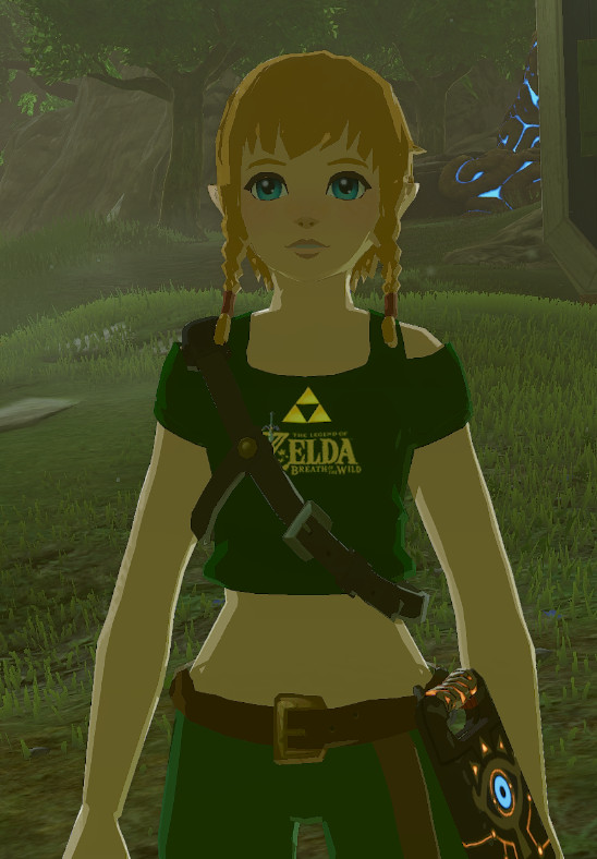 [Linkle] Breath of the Wild T-Shirt Mod for The Legend of Zelda: Breath ...
