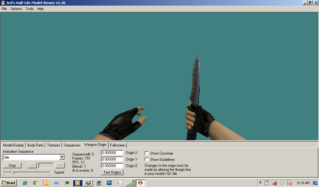 Default CS 1.6 Chrome Knife Mod for Counter-Strike 1.6 | CS1.6 Mods
