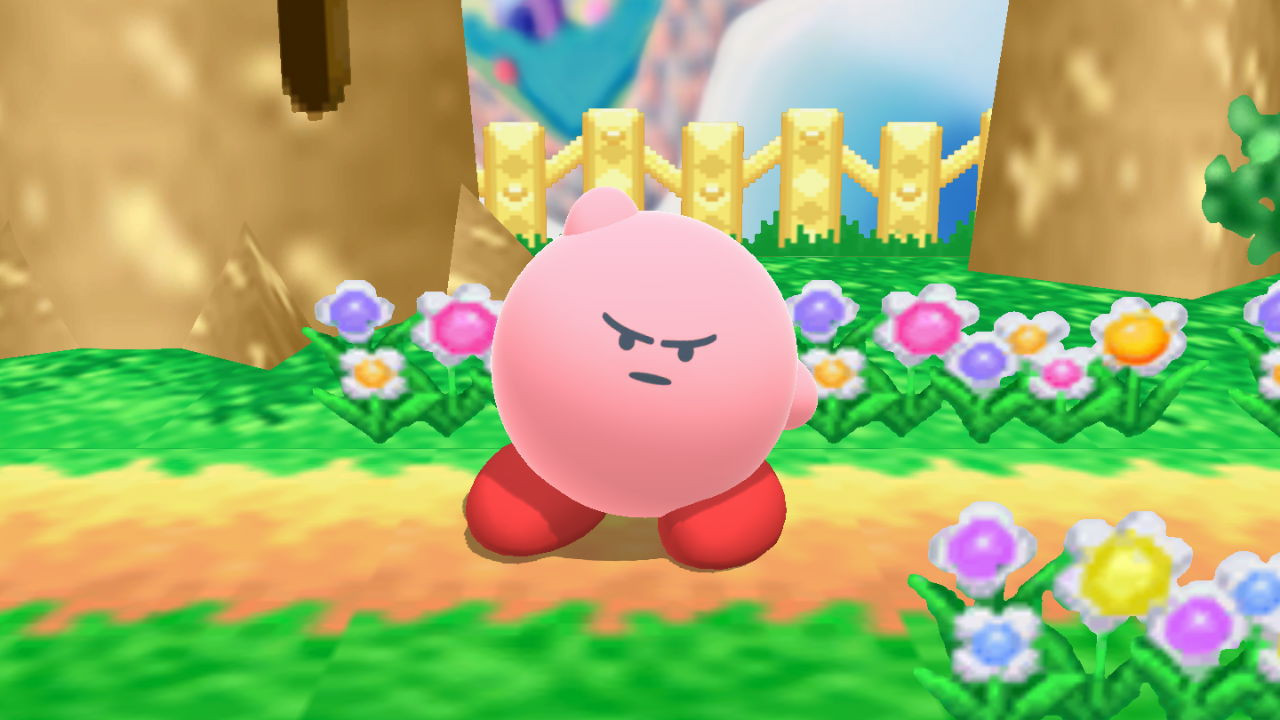 "Angery" Kirby [Super Smash Bros. (Wii U)] [Mods]
