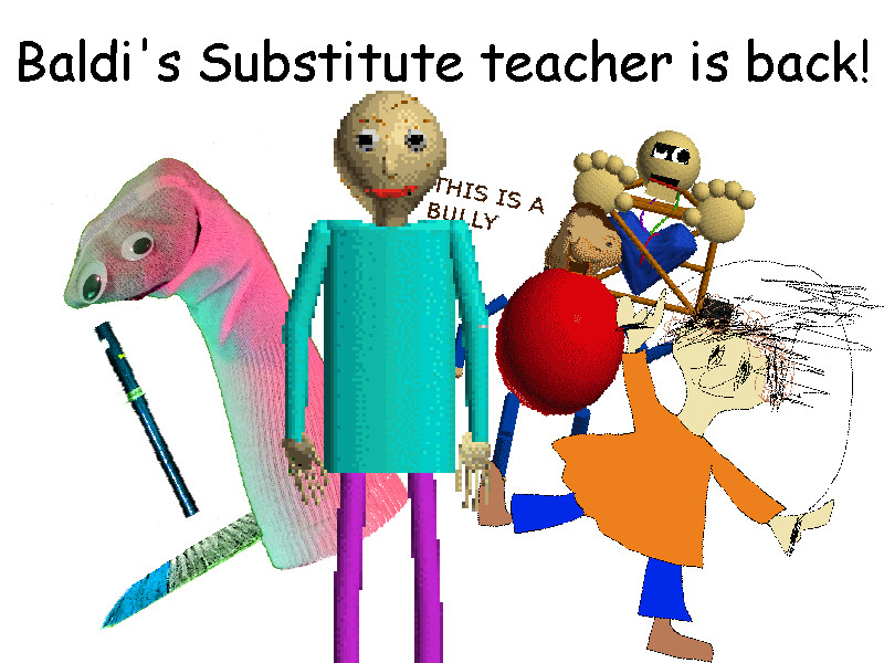 Baldi's Substitute teacher Mod for Baldi's Basics | Baldi Mods