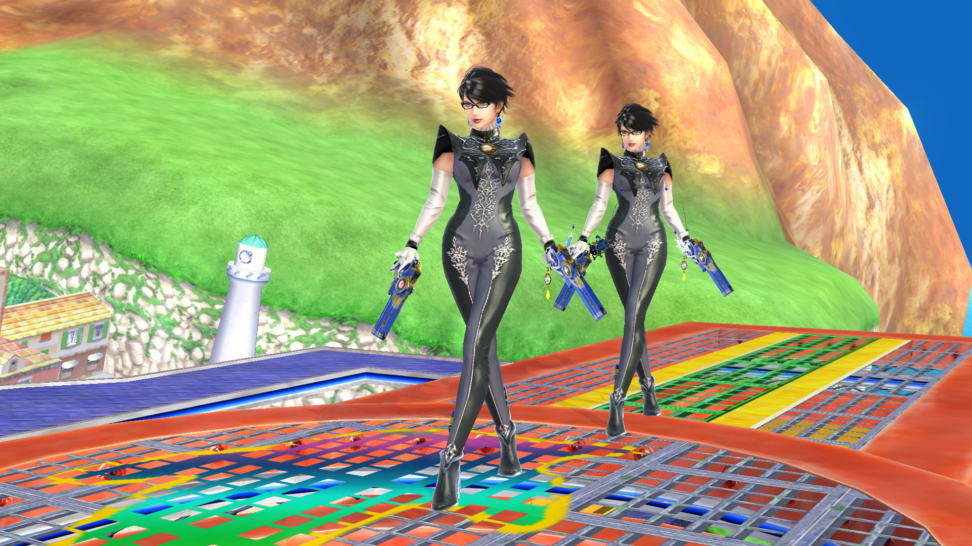 Bayonetta without armhair [Super Smash Bros. (Wii U)] [Mods]
