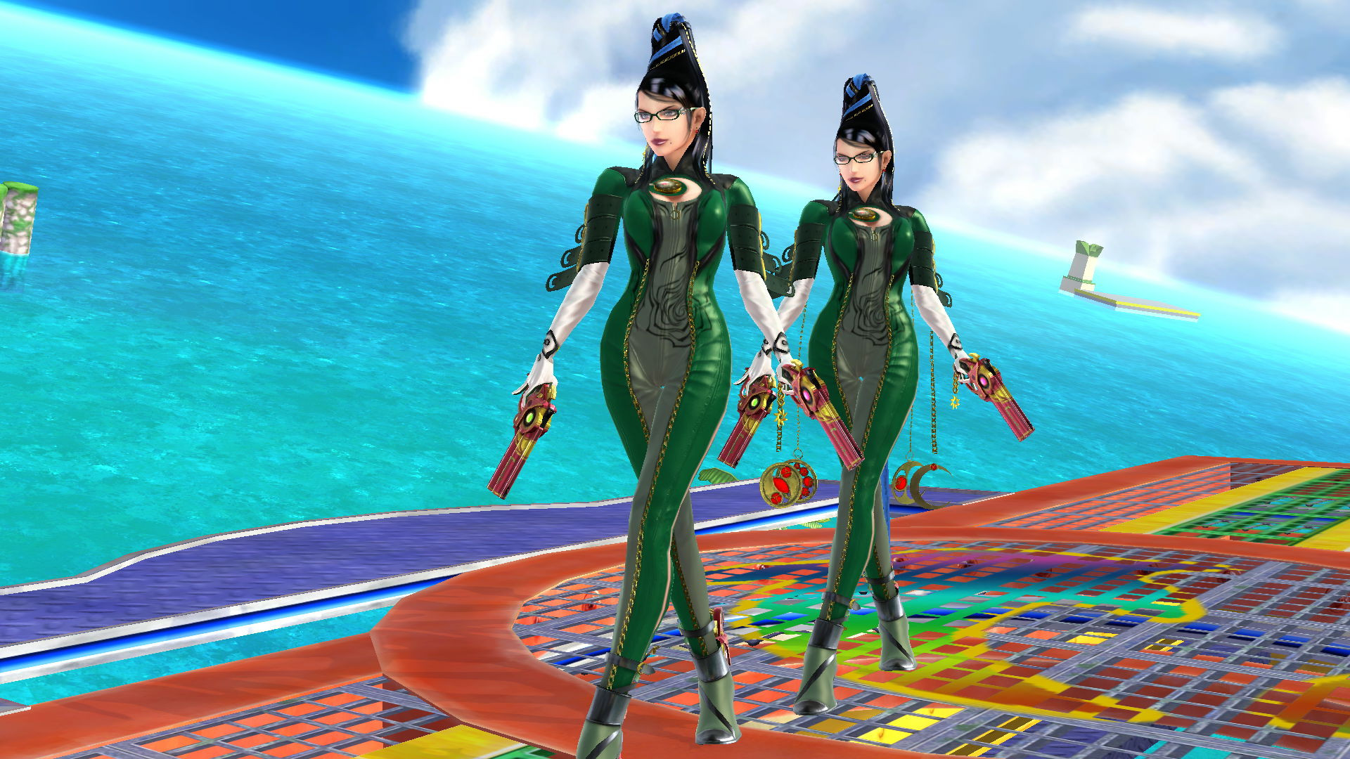 Bayonetta without armhair [Super Smash Bros. (Wii U)] [Mods]