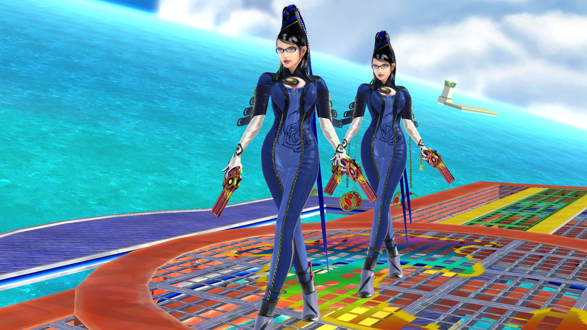 Bayonetta without armhair [Super Smash Bros. (Wii U)] [Mods]