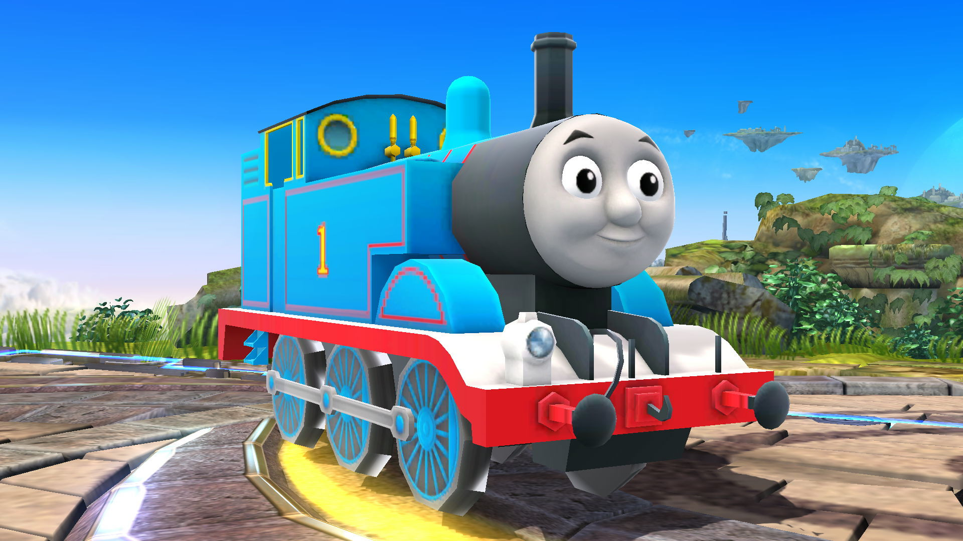 Thomas the Tank Engine V2 (Rigged)[ROB] Mod for Super Smash Bros. (Wii ...