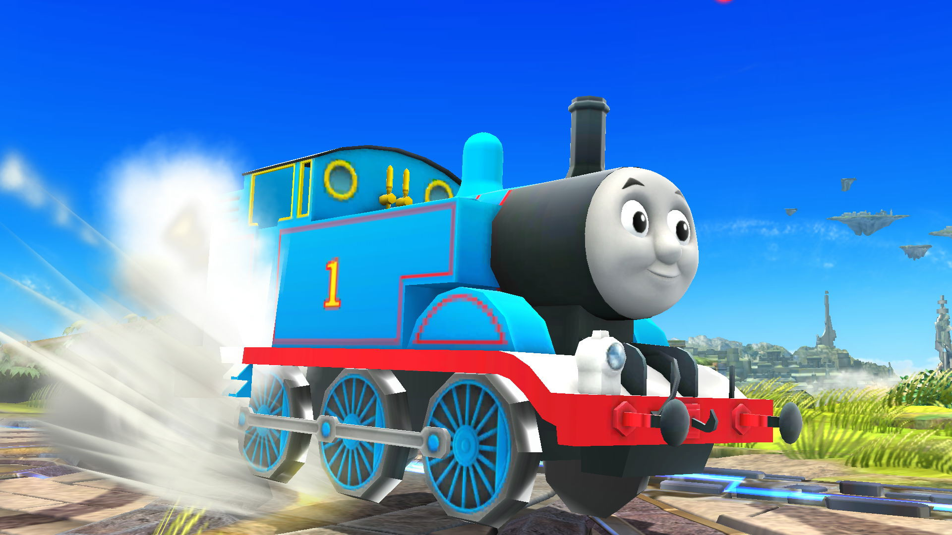 Thomas the Tank Engine V2 (Rigged)[ROB] Mod for Super Smash Bros. (Wii ...